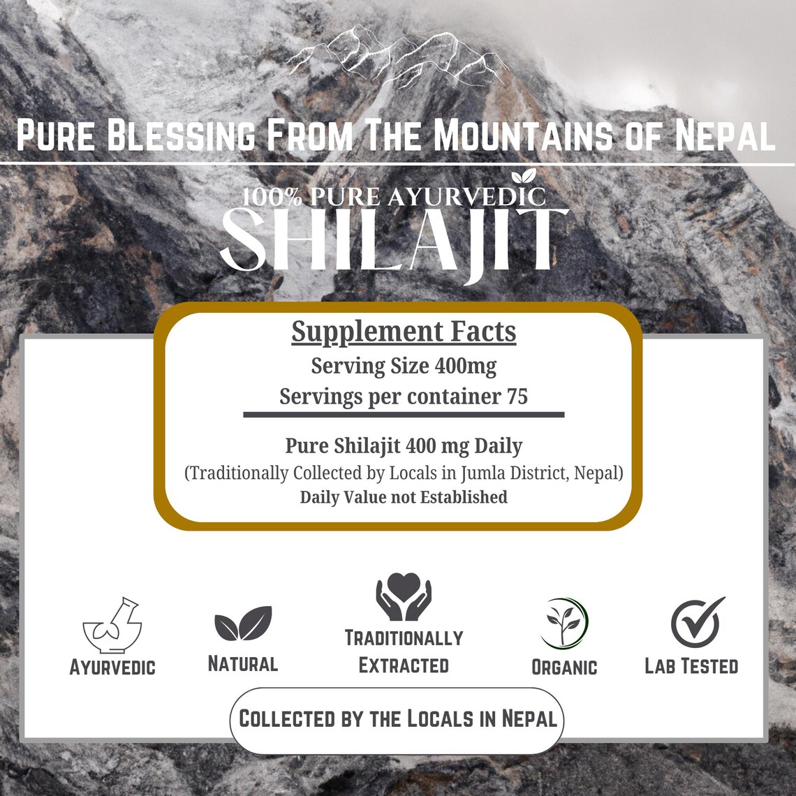 Himalayan Shilajit Resin | Hand Extracted Ayurvedic Supplement - Etsy