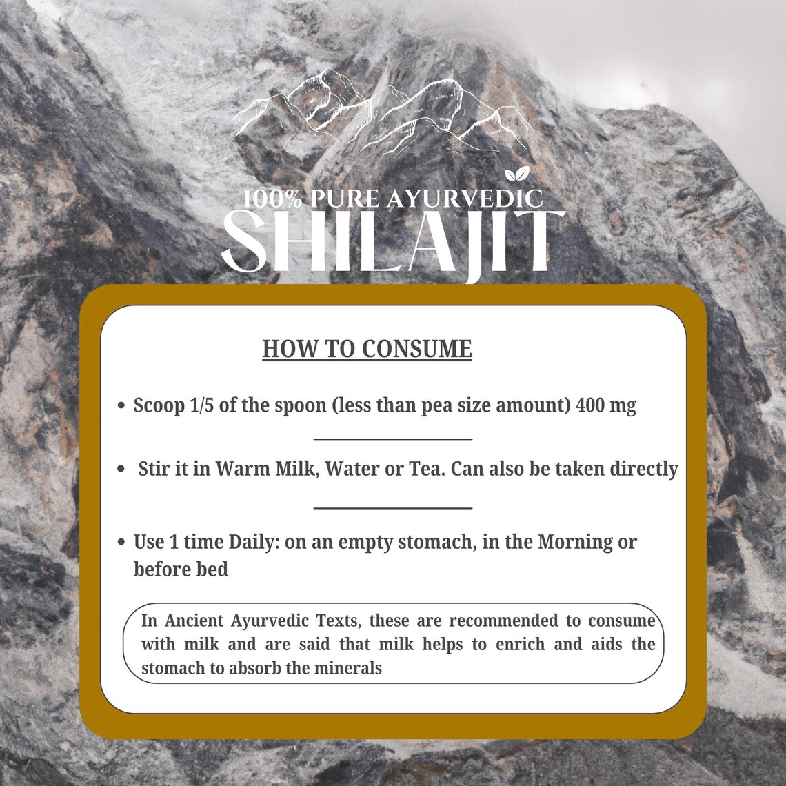 Himalayan Shilajit Resin | Hand Extracted Ayurvedic Supplement - Etsy