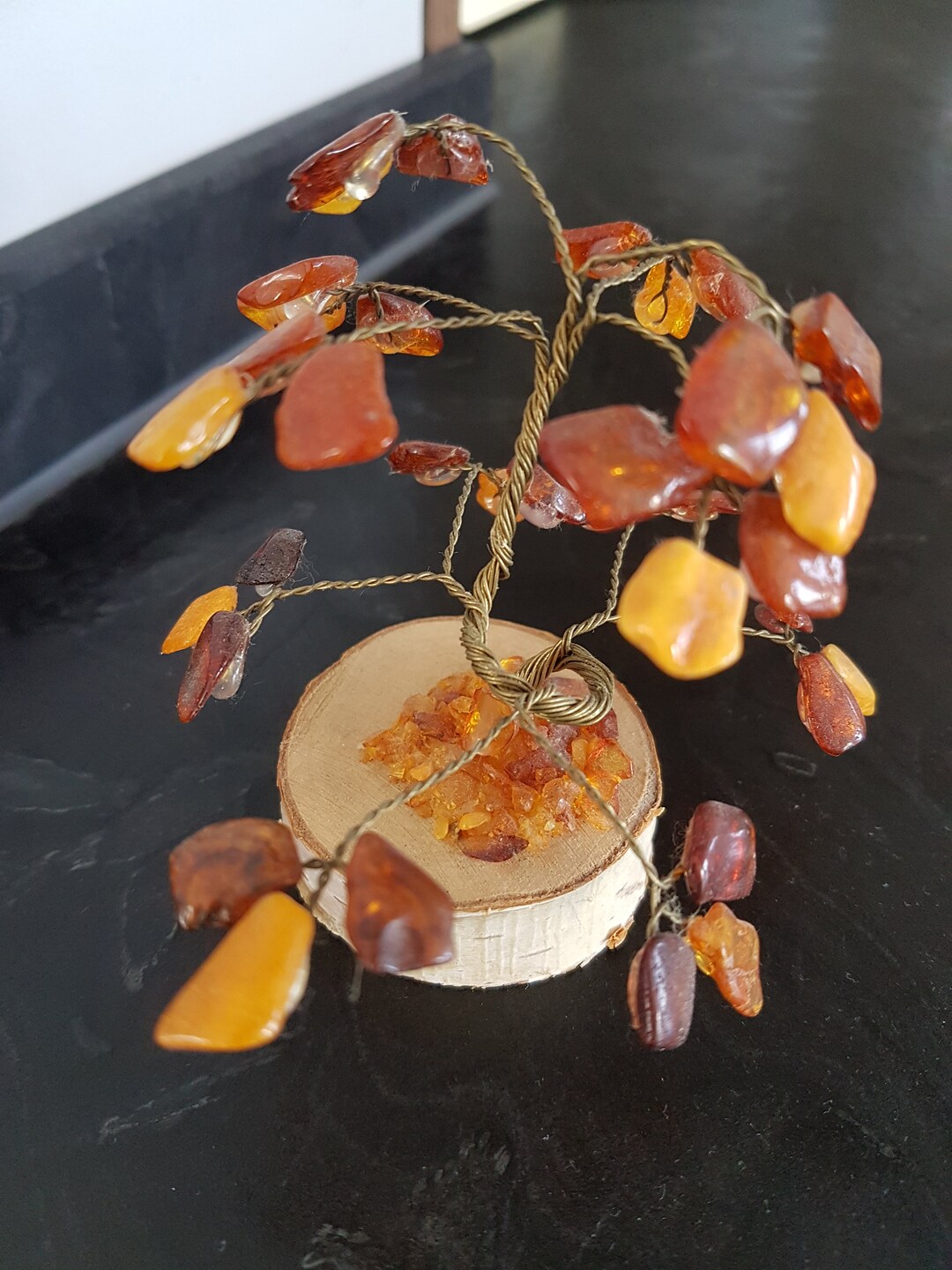 Amber Tree, Amber Tree, Handmade Amber Tree - Etsy UK