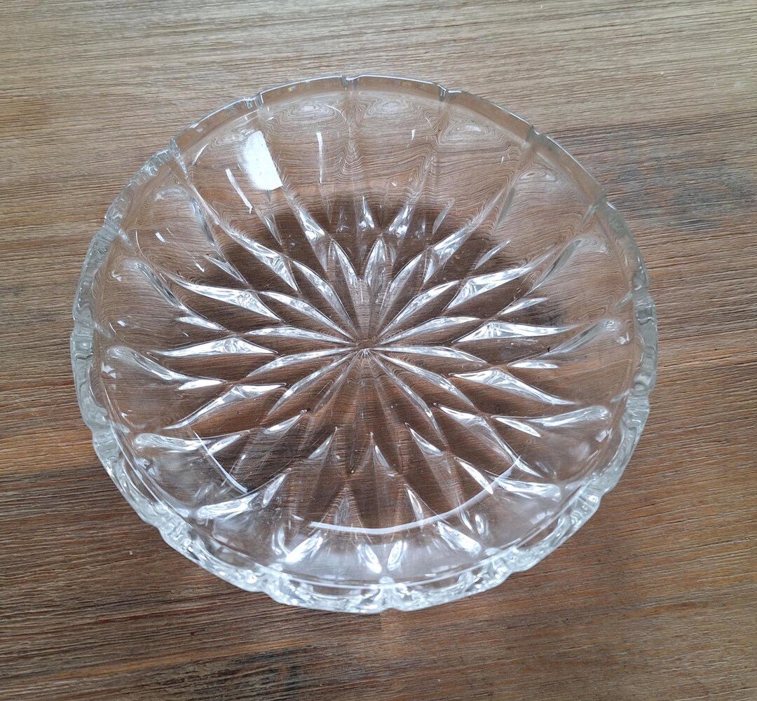 Glass Plate, Vintage Plate From the 1970s, Serving Plate - Etsy