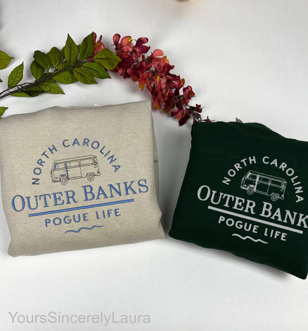 Outer Banks Embroidery Design File Pogue Life Embroidery - Etsy