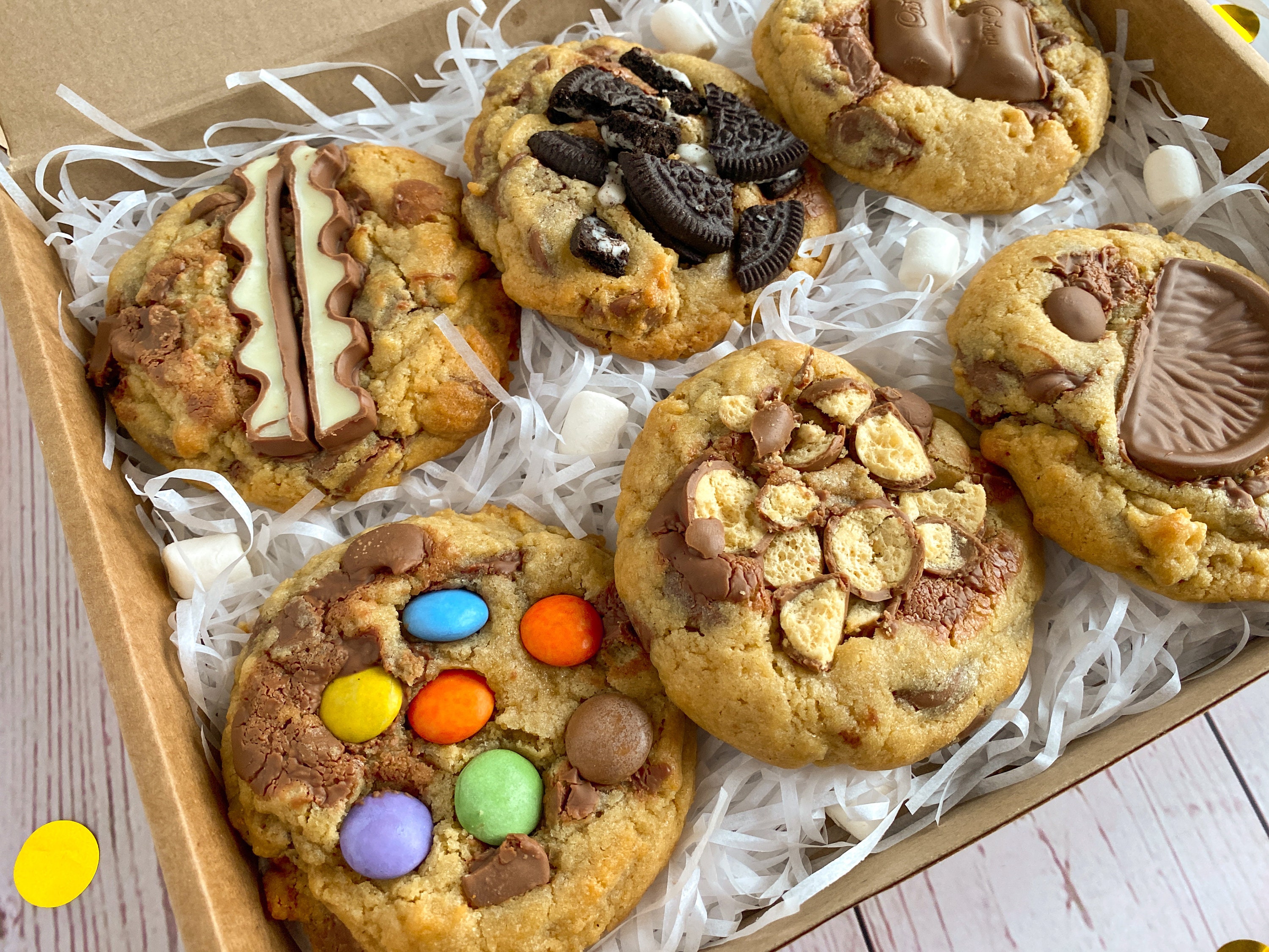 CHUNKY COOKIE Gift Box Mixed Box Letterbox Cookies - Etsy UK