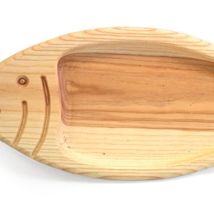 Fish Tray. 2 in 1 Serving Plate Fish & Wooden Cutting Board. Sushi ...