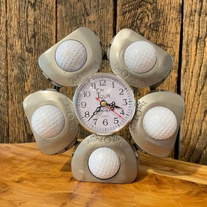 Golf Club Clock. Made From Recycled Golf Irons. Golf Gifts for Men ...