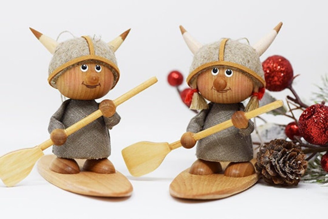 Viking Paddle Board Ornament, Christmas Ornament, Paddle Board Gifts ...
