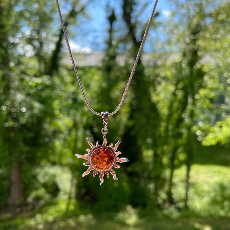 Sun Pendant - Etsy