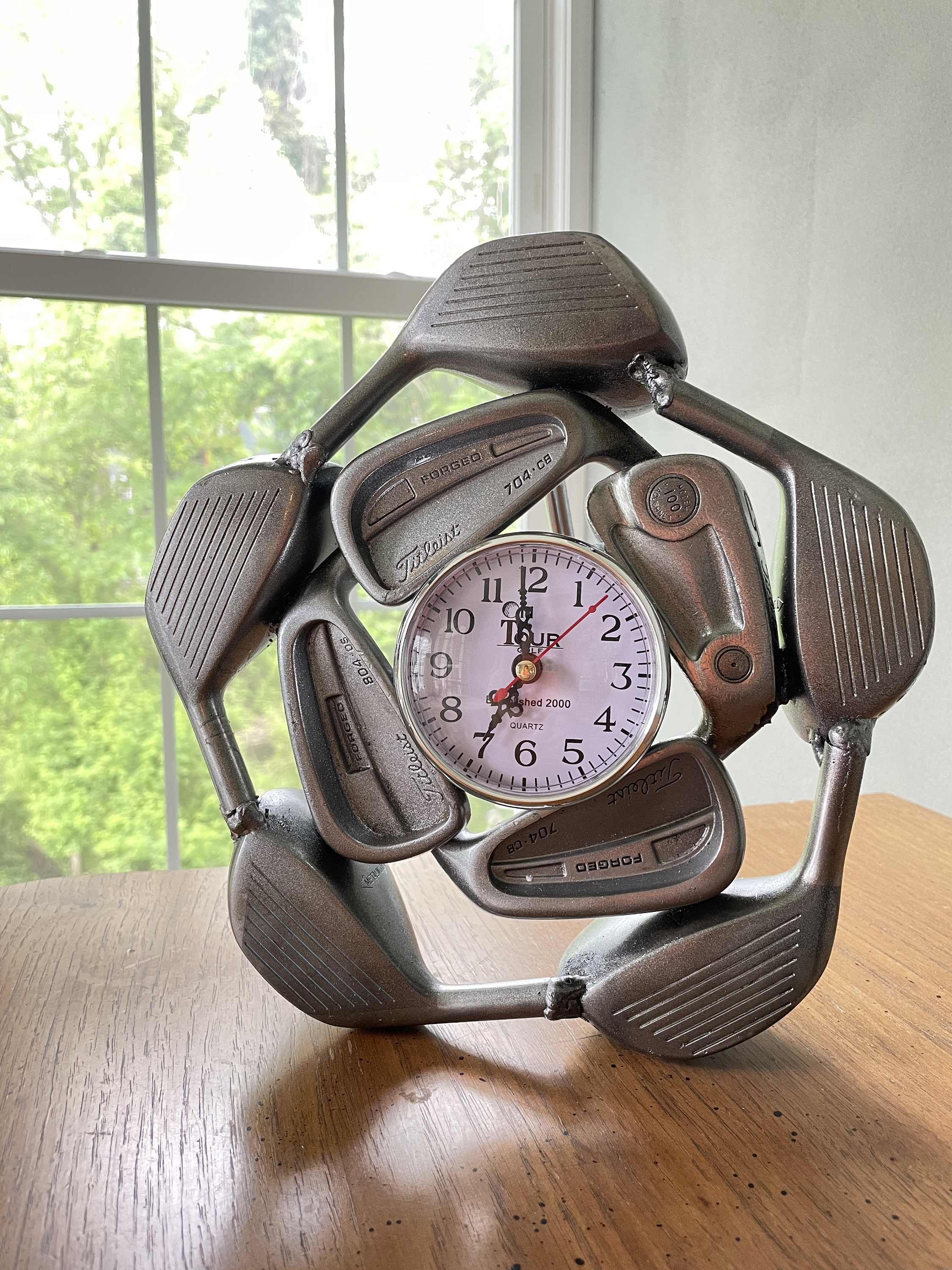 Golf Club Clock Made From Recycled Golf Irons and Drivers | Etsy