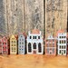 Set Polish Mini Houses, Ceramic House Tealight Candle Holder Ceramic ...