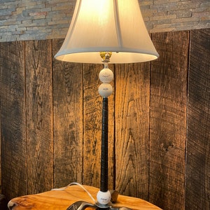 Golf Table Lamp, Golf Grip Shaft With Metal Wood Base, Golf Gifts for ...