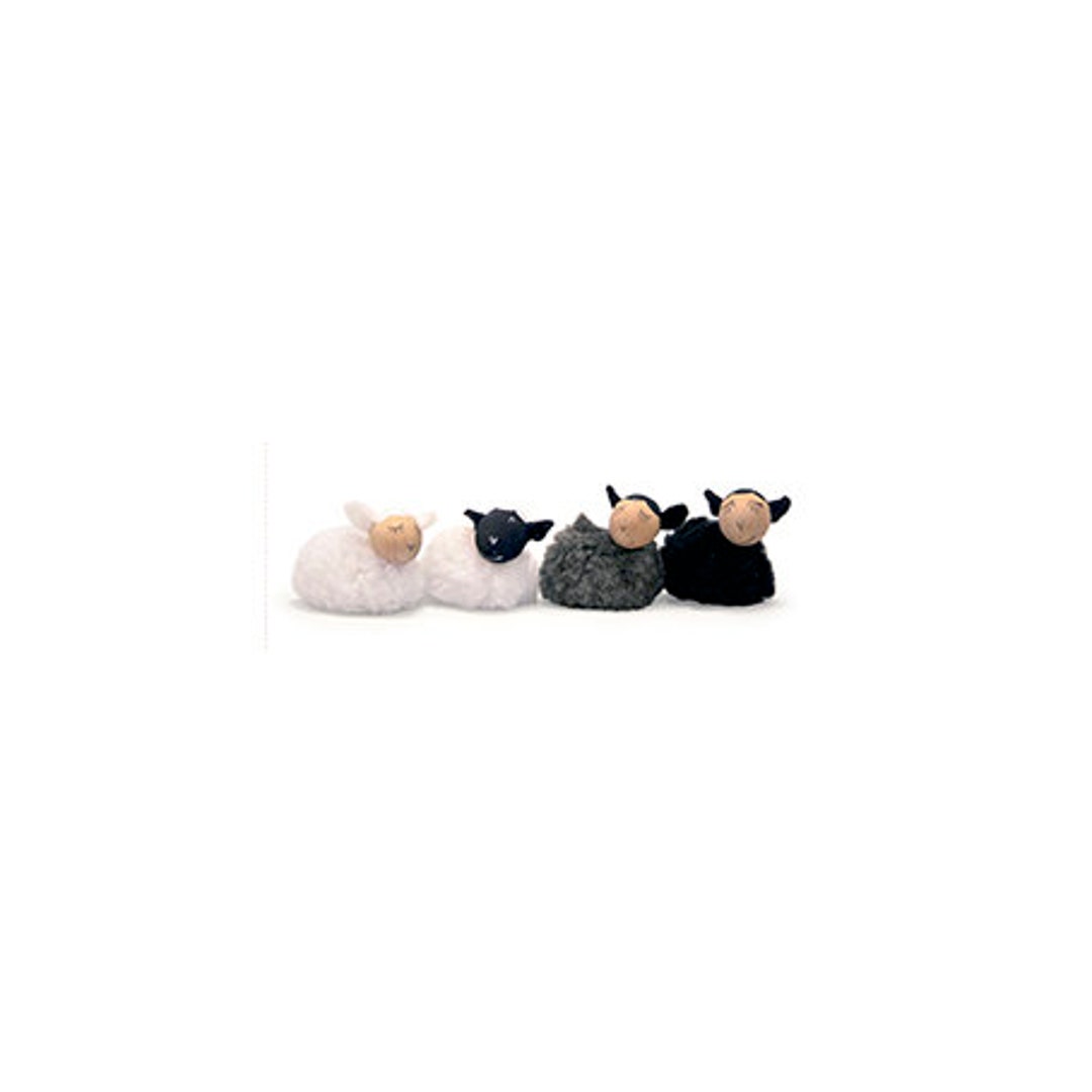 Mini Christmas Sheep Decor. Set of 4 Sheep. Christmas Decor. Christmas ...