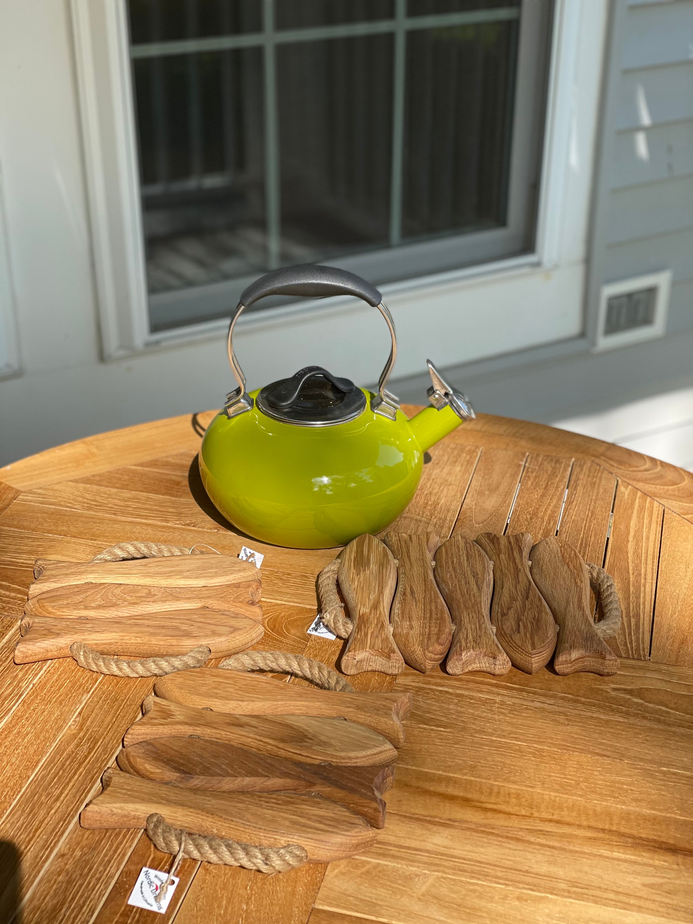 Trivets for Hot Dishes, Wooden Trivet Fish, Wooden Trivet for Hot, Wood ...