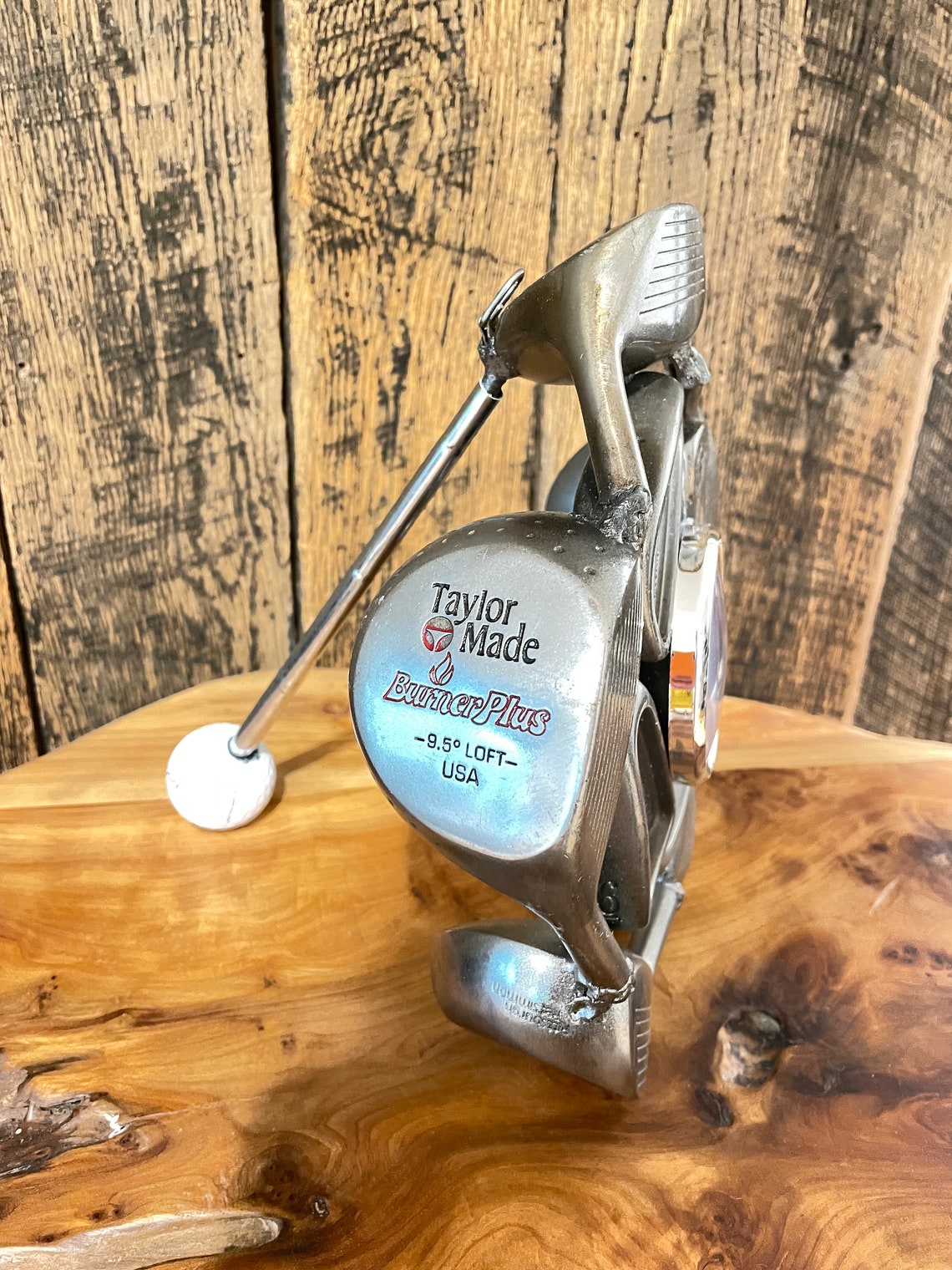 Golf Club Clock Made From Recycled Golf Irons and Drivers | Etsy