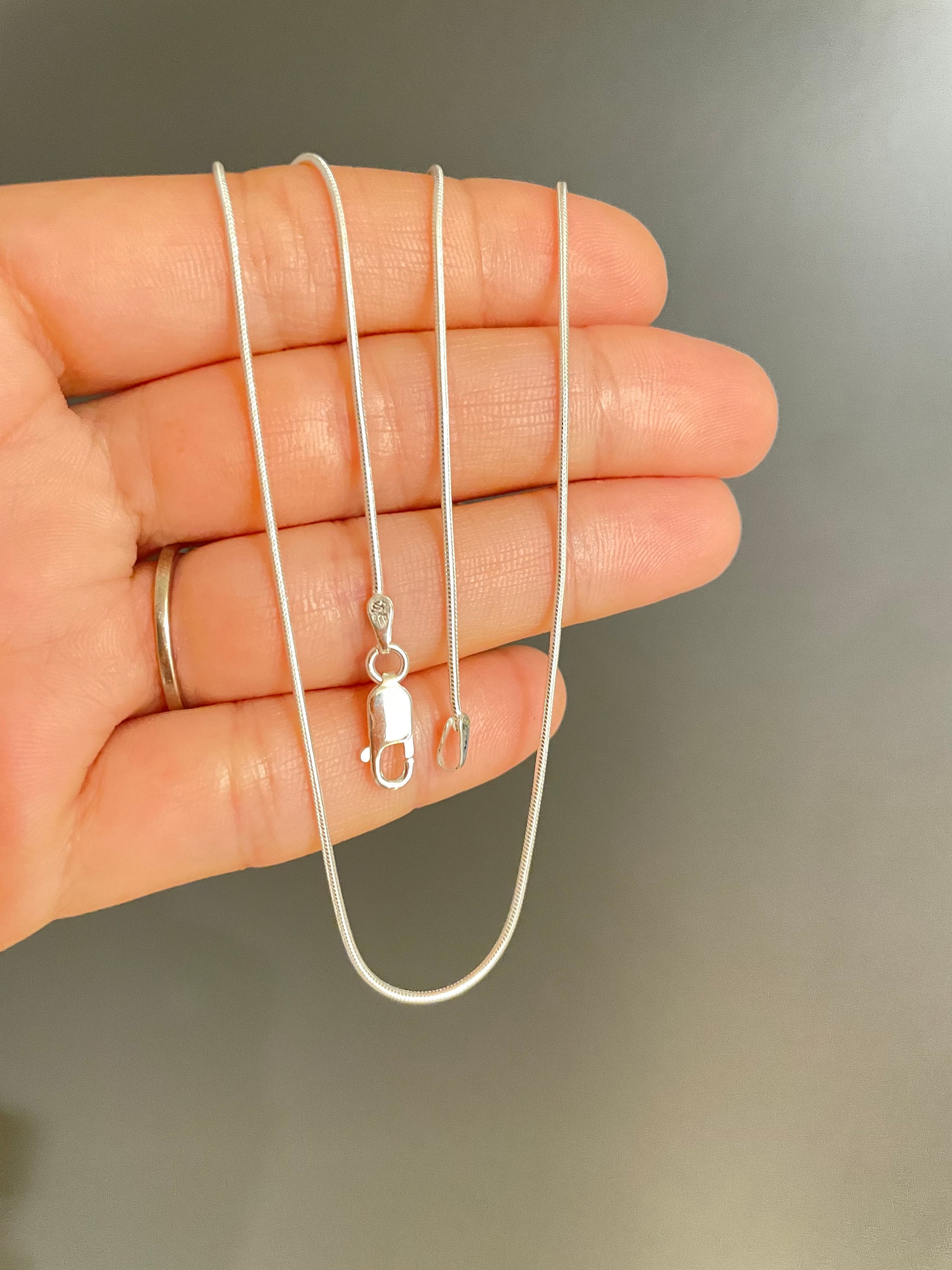 Snake Chain 925 Sterling Silver Chain. Women's Sterling - Etsy