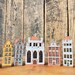 Set Polish Mini Houses, Ceramic House Tealight Candle Holder Ceramic ...