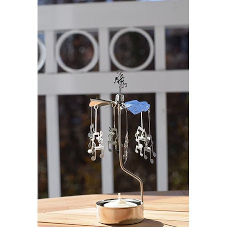 Spinning Candle Holders Musical Notes. Musical Notes. Rotary Candle ...