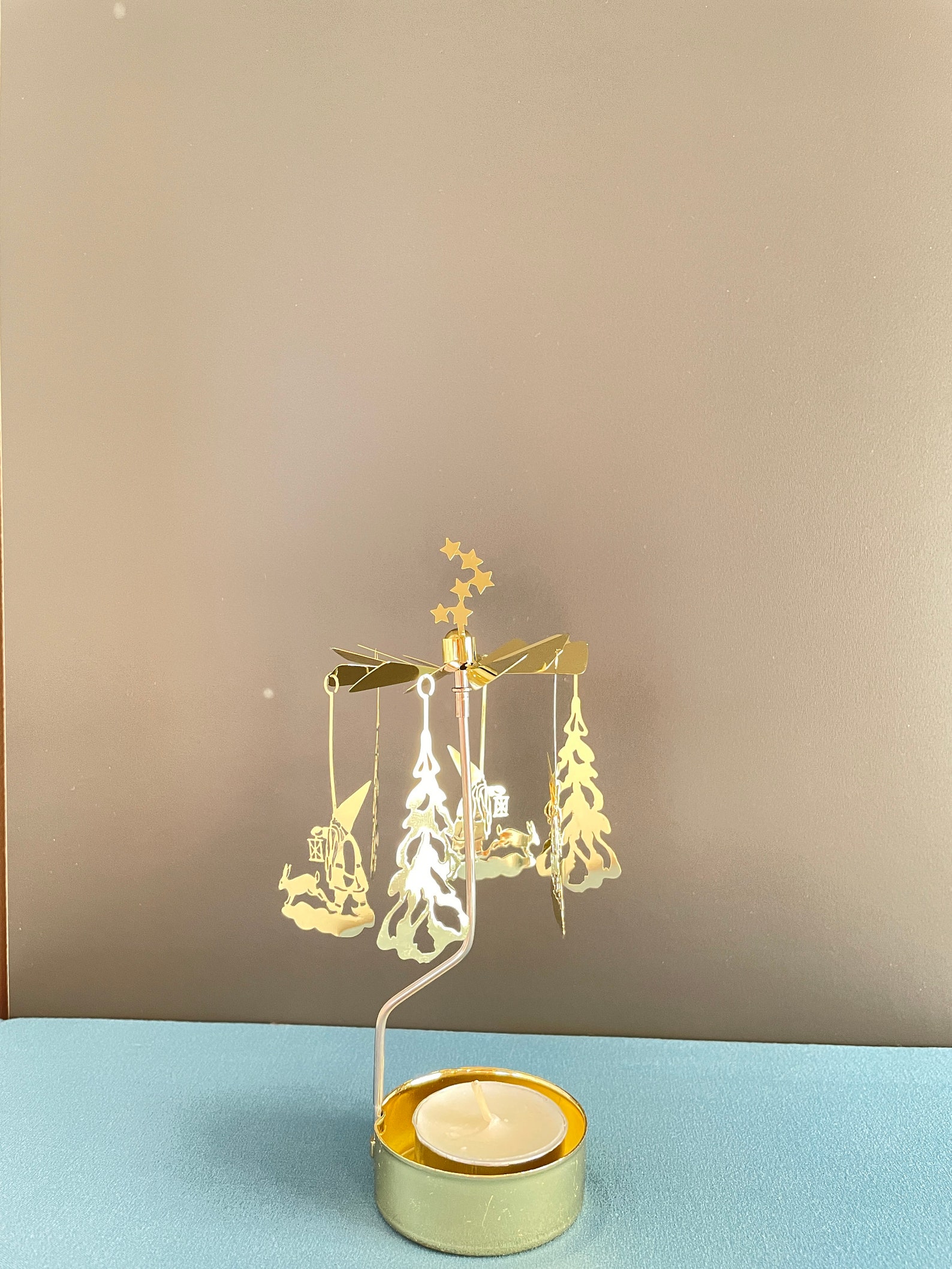 Rotary Candle Holders Christmas, Spinning Candle Holders, Home Decor ...