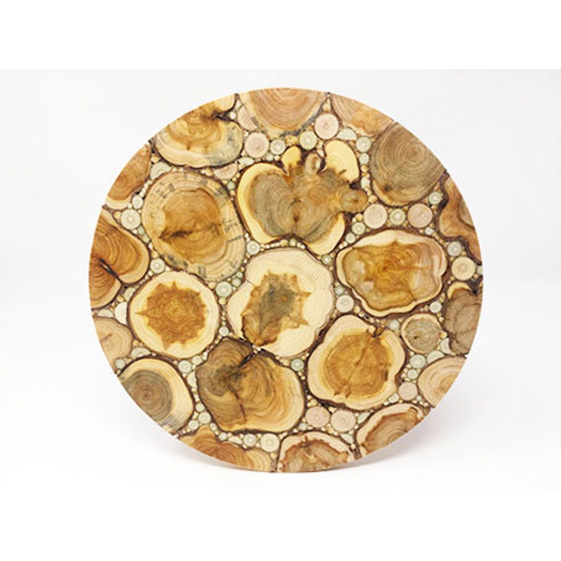 Juniper Wood Round Trivet for Hot. Wood Hot Plate. Wooden Trivet ...