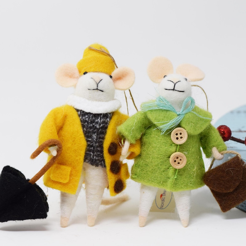 Felt Mice - Etsy