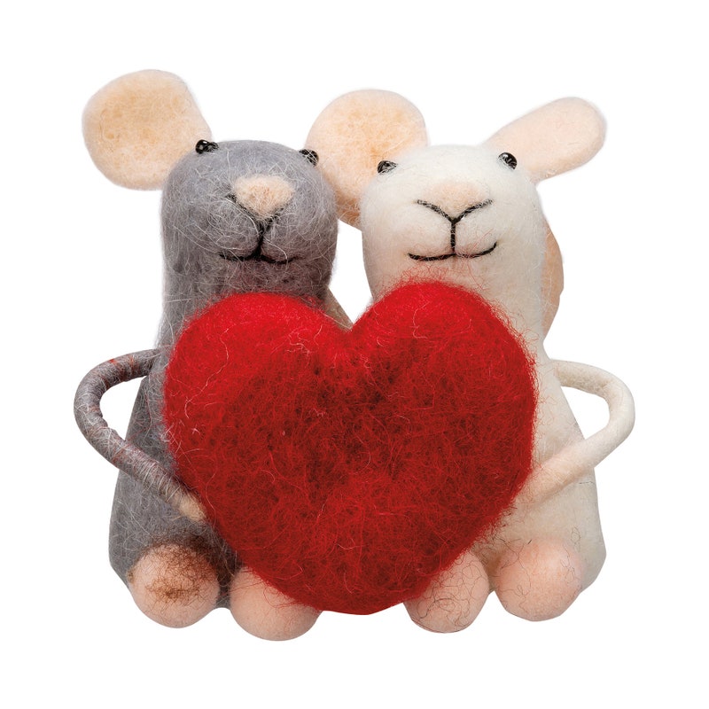 Mouse With Heart - Etsy