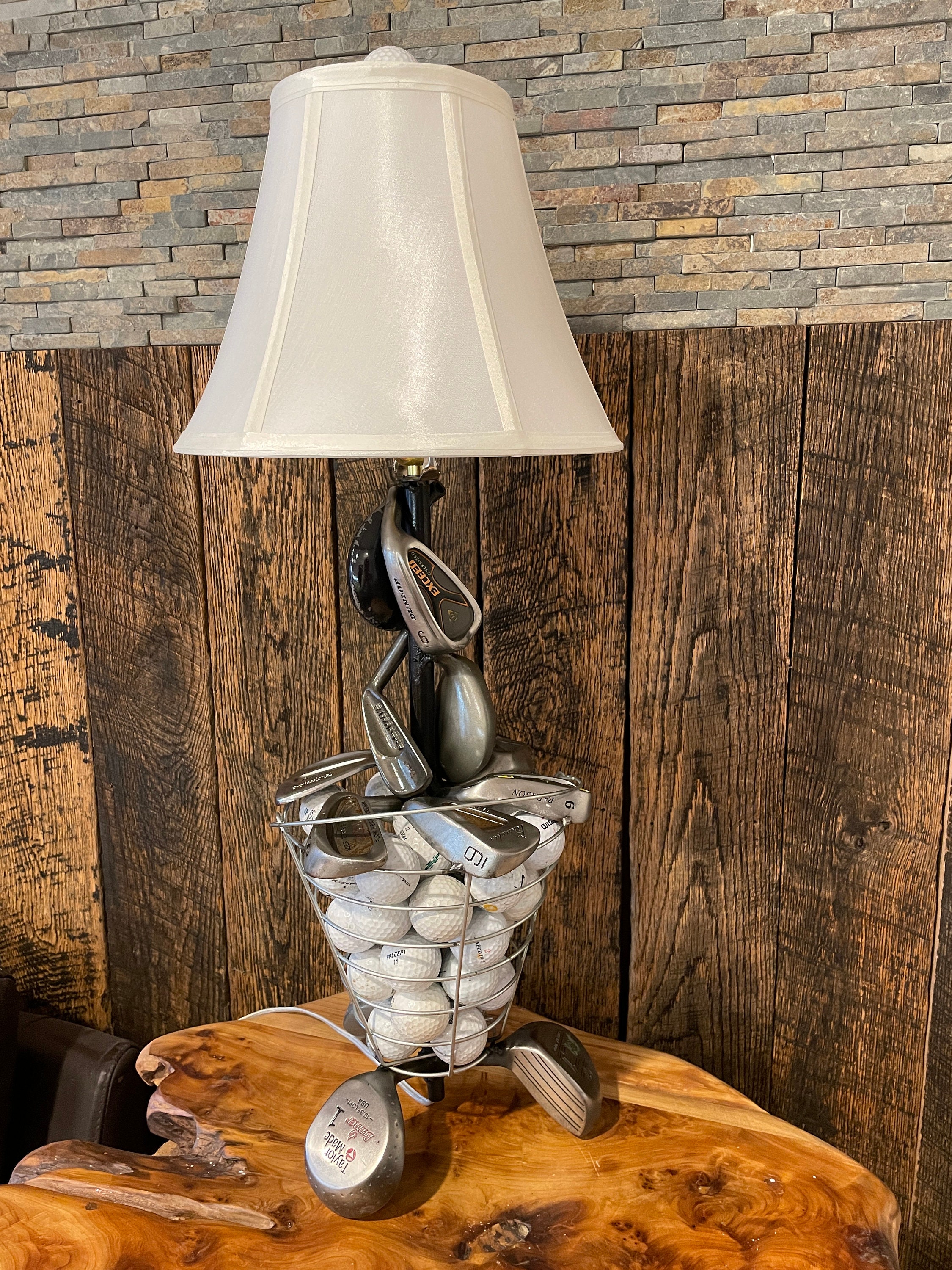 Range Ball Basket Golf Table Lamp, Golf Gifts for Men, Golf Decor ...