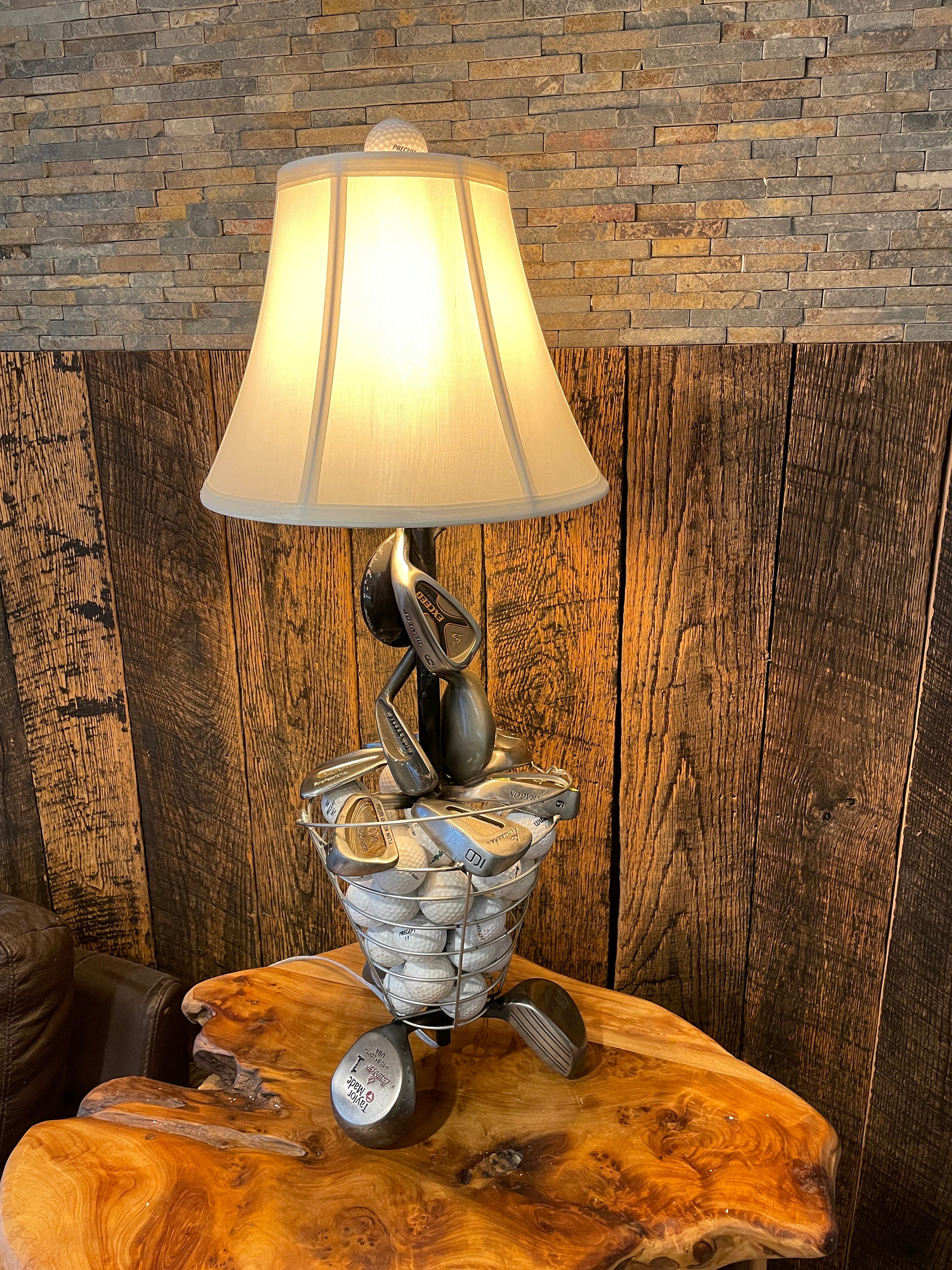 Range Ball Basket Golf Table Lamp, Golf Gifts for Men, Golf Decor ...