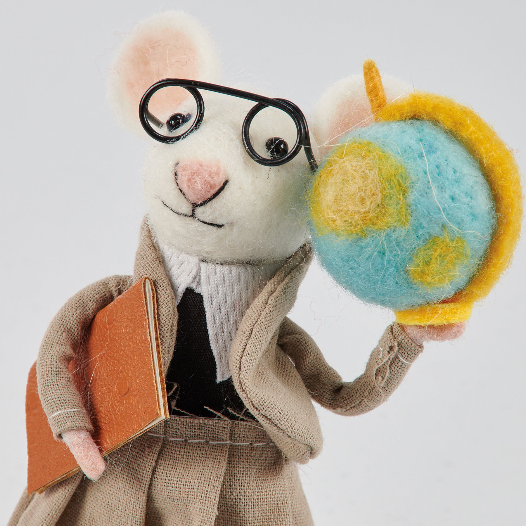 Teacher Gifts, Felted Teacher Mouse, Needle Felted Mouse, Teacher Decor ...