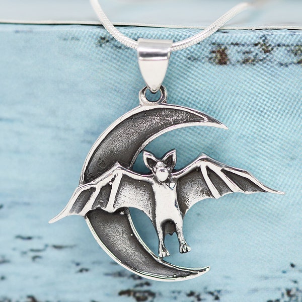 Bat Pendant - Etsy