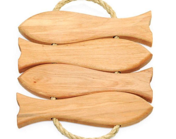 Trivets for Hot Dishes Wooden Trivet Fish Wooden Trivet for - Etsy
