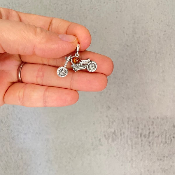 Motorcycle Pendant - Etsy