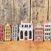 Set Polish Mini Houses, Ceramic House Tealight Candle Holder Ceramic ...
