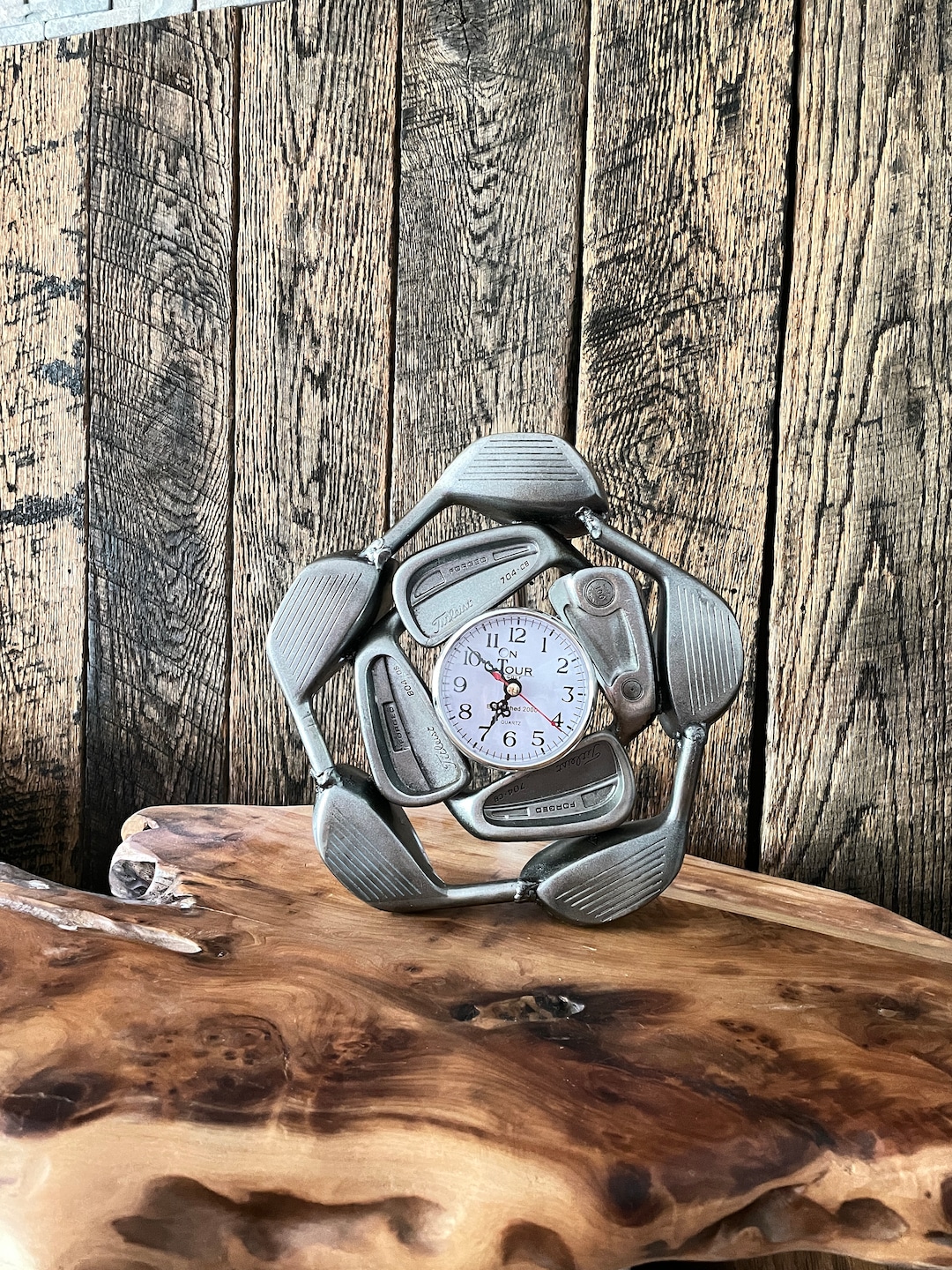 Golf Club Clock, Made From Recycled Golf Irons and Drivers, Golf Gifts ...