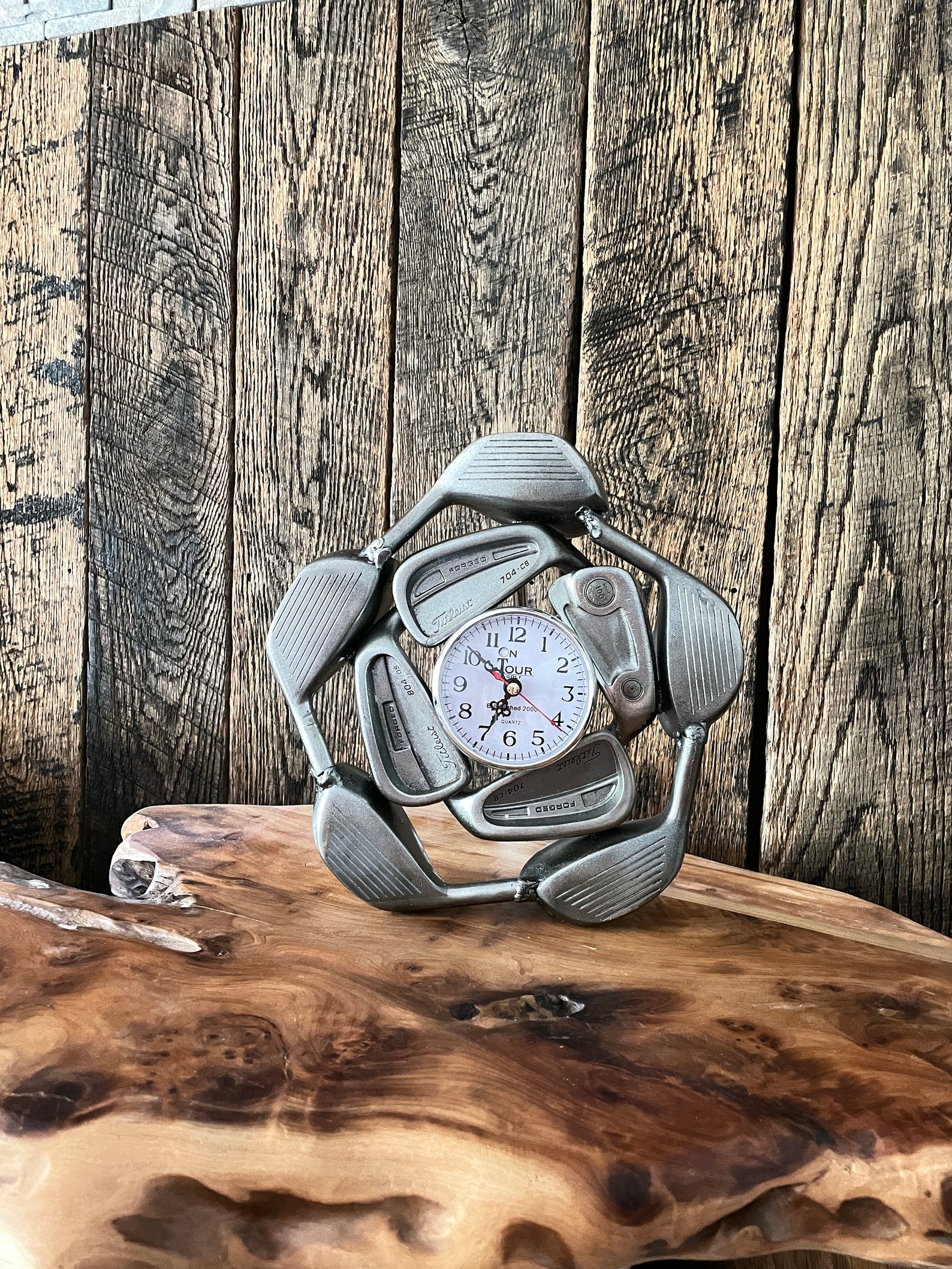 Golf Club Clock, Made From Recycled Golf Irons and Drivers, Golf Gifts ...