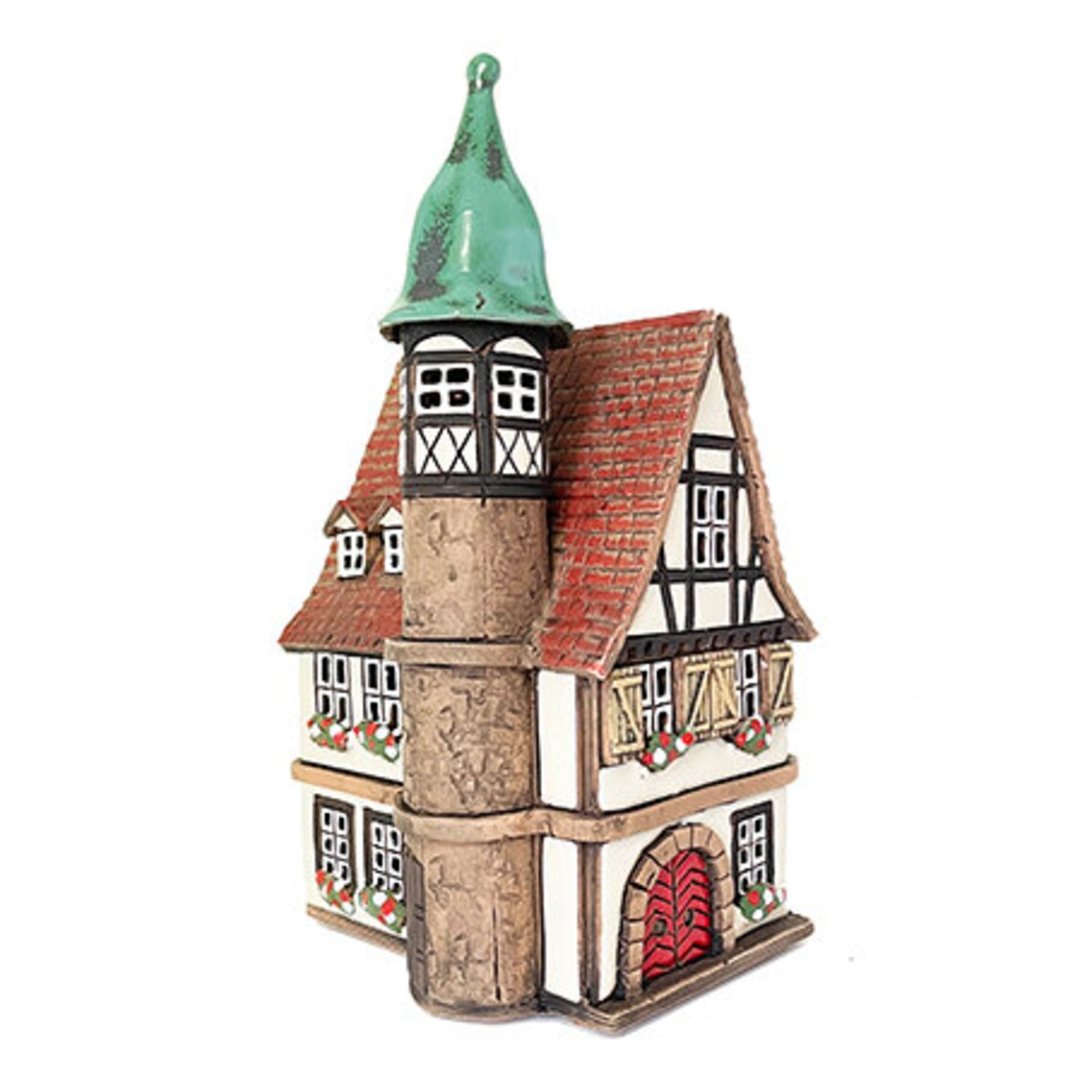 House Germany, Ceramic House Tealight, Ceramic Candle House, Christmas ...