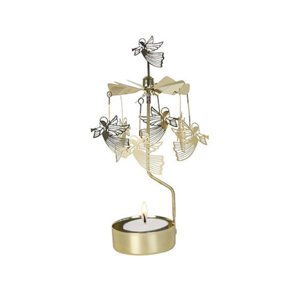 Angel Spinning Candle - Etsy