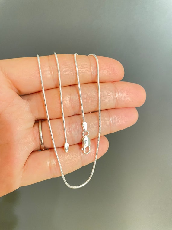 Snake Chain 925 Sterling Silver Chain. Women's Sterling - Etsy