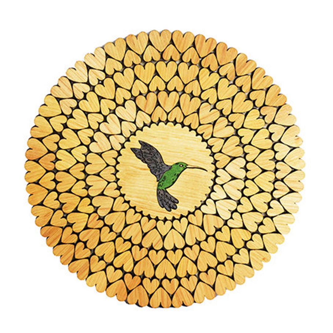 Trivet Wood, Trivet With Hearts, Trivets for Hot Dishes, Kitchen ...