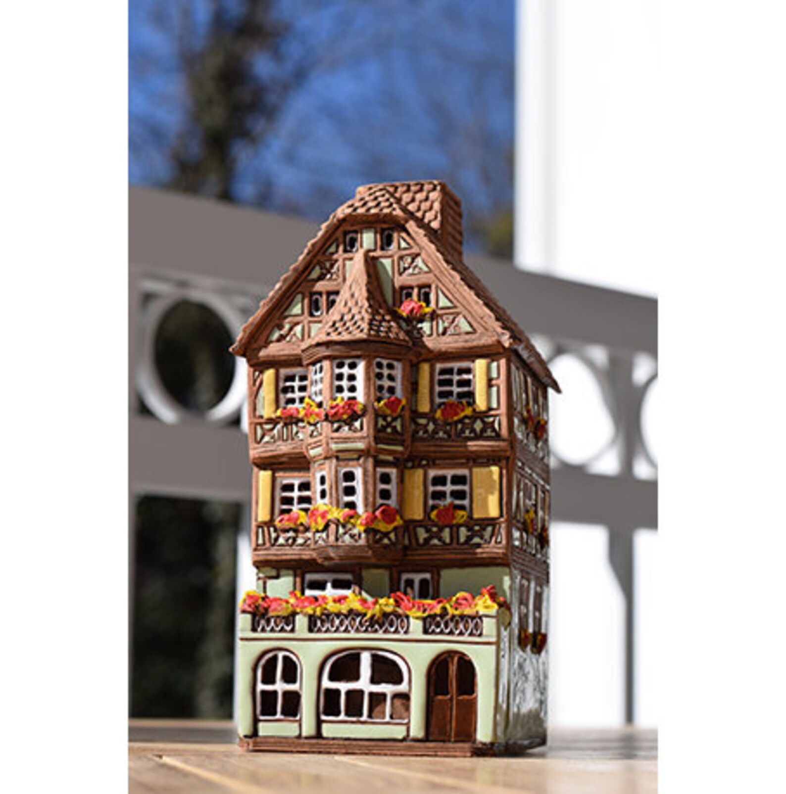 House Alsace, France. European Village. Ceramic Candle House. Candle ...