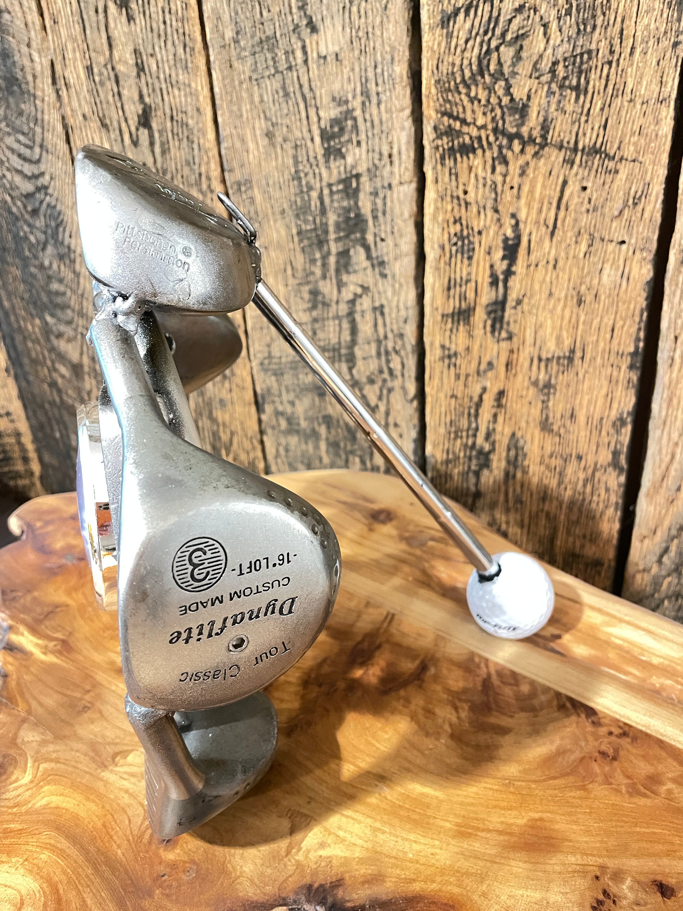 Golf Club Clock Made From Recycled Golf Irons and Drivers | Etsy