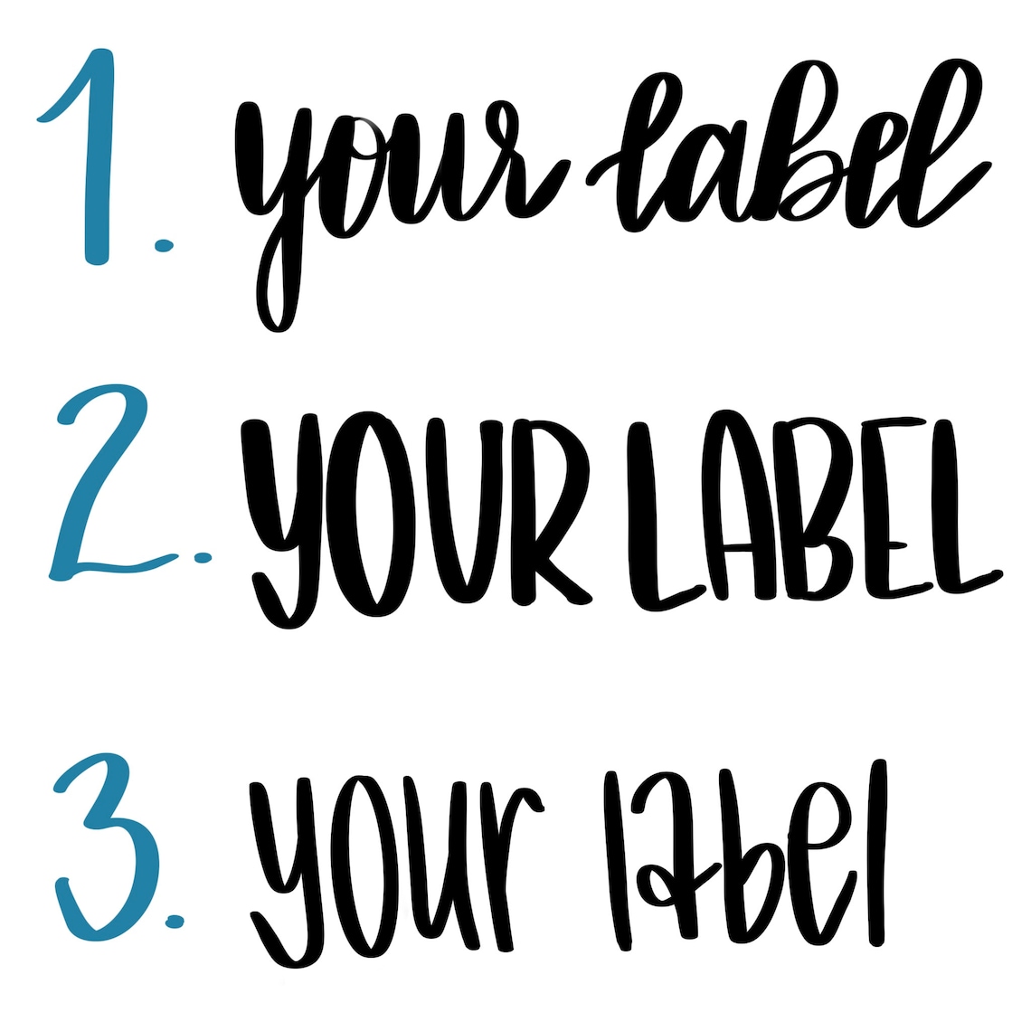 Custom Vinyl Labels - Etsy