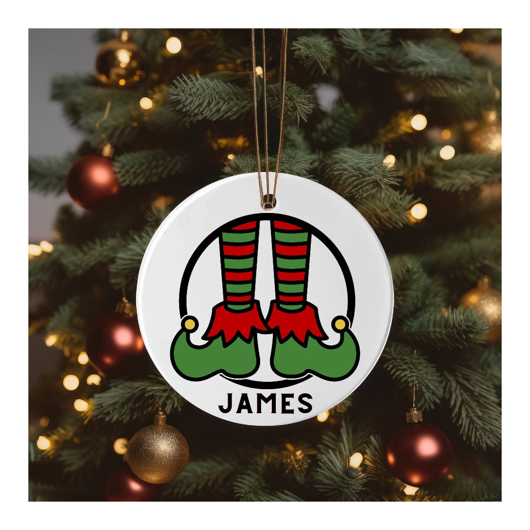 ELF Personalised Bauble Elf on Shelf Christmas Personalised - Etsy ...