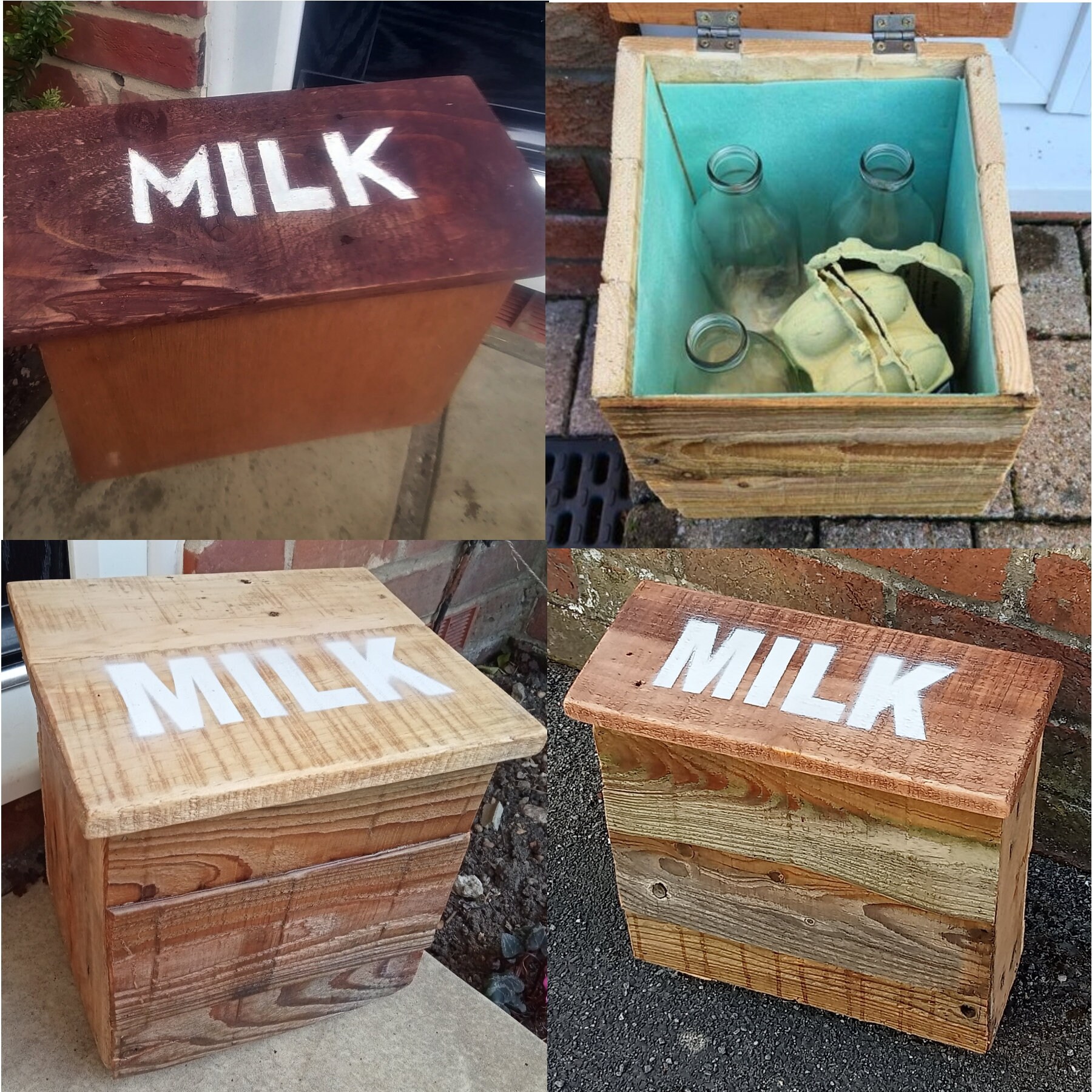 Milk Caddy / Milk Safe / Milk Bottle Store / Milk Box for - Etsy UK