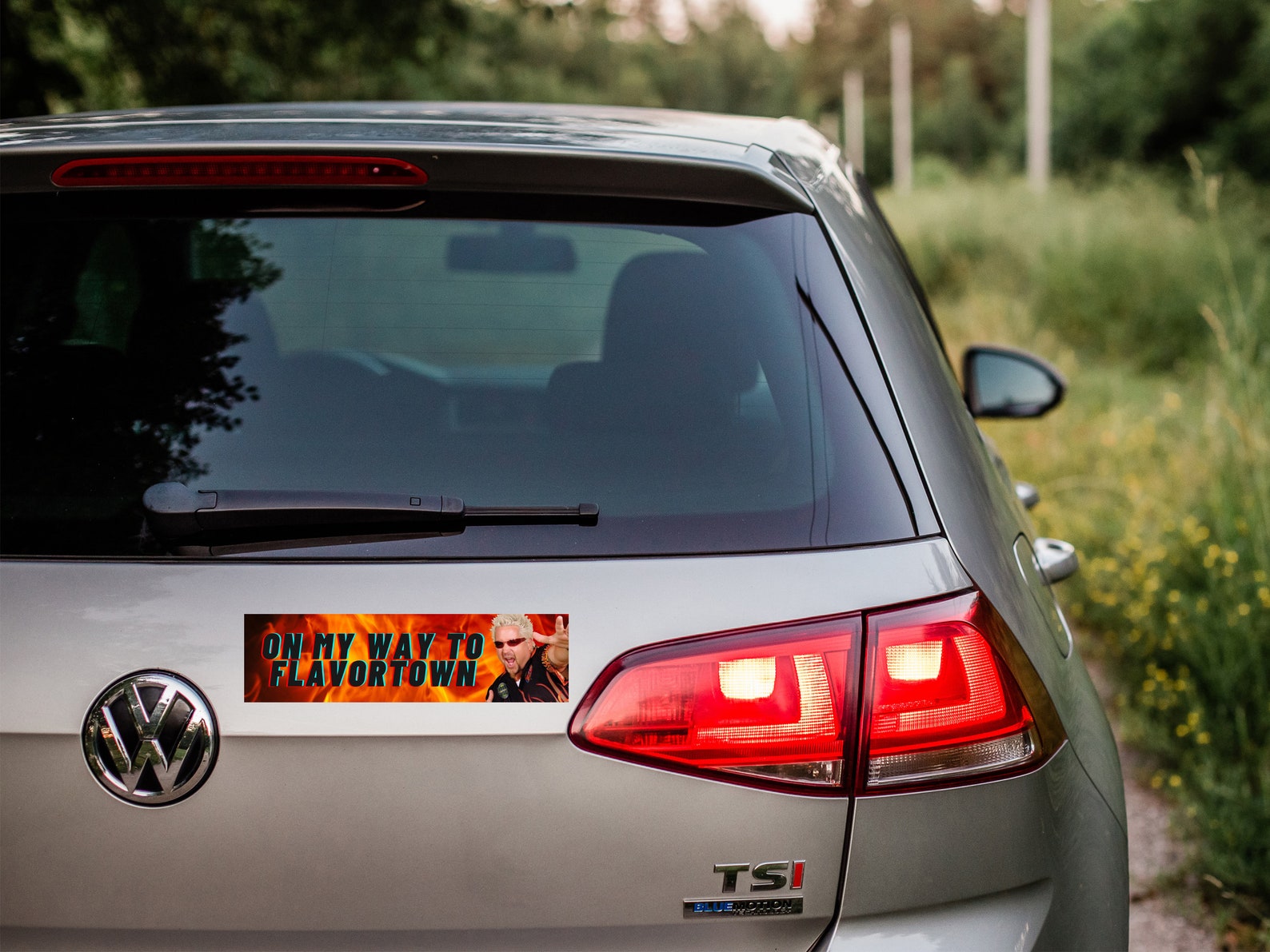 Flavortown Guy Fieri Funny Bumper Sticker Car Decal Waterproof - Etsy