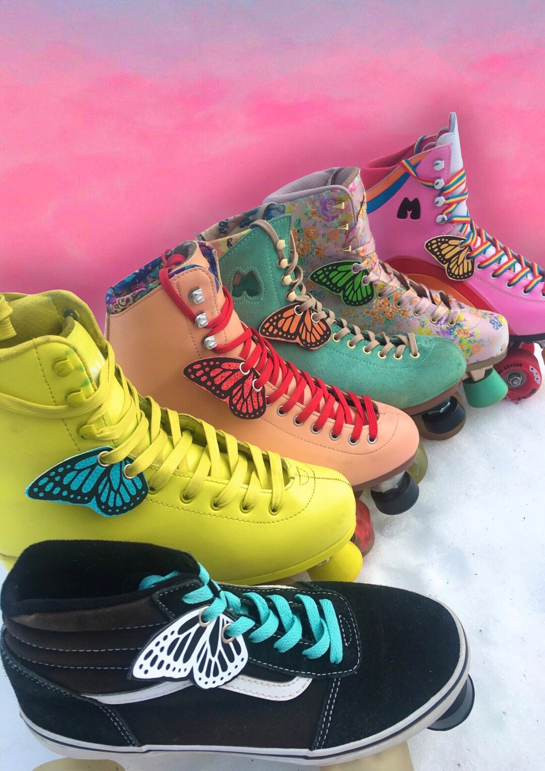 Roller Skate Wings | Pair | Skate Accessories - Etsy