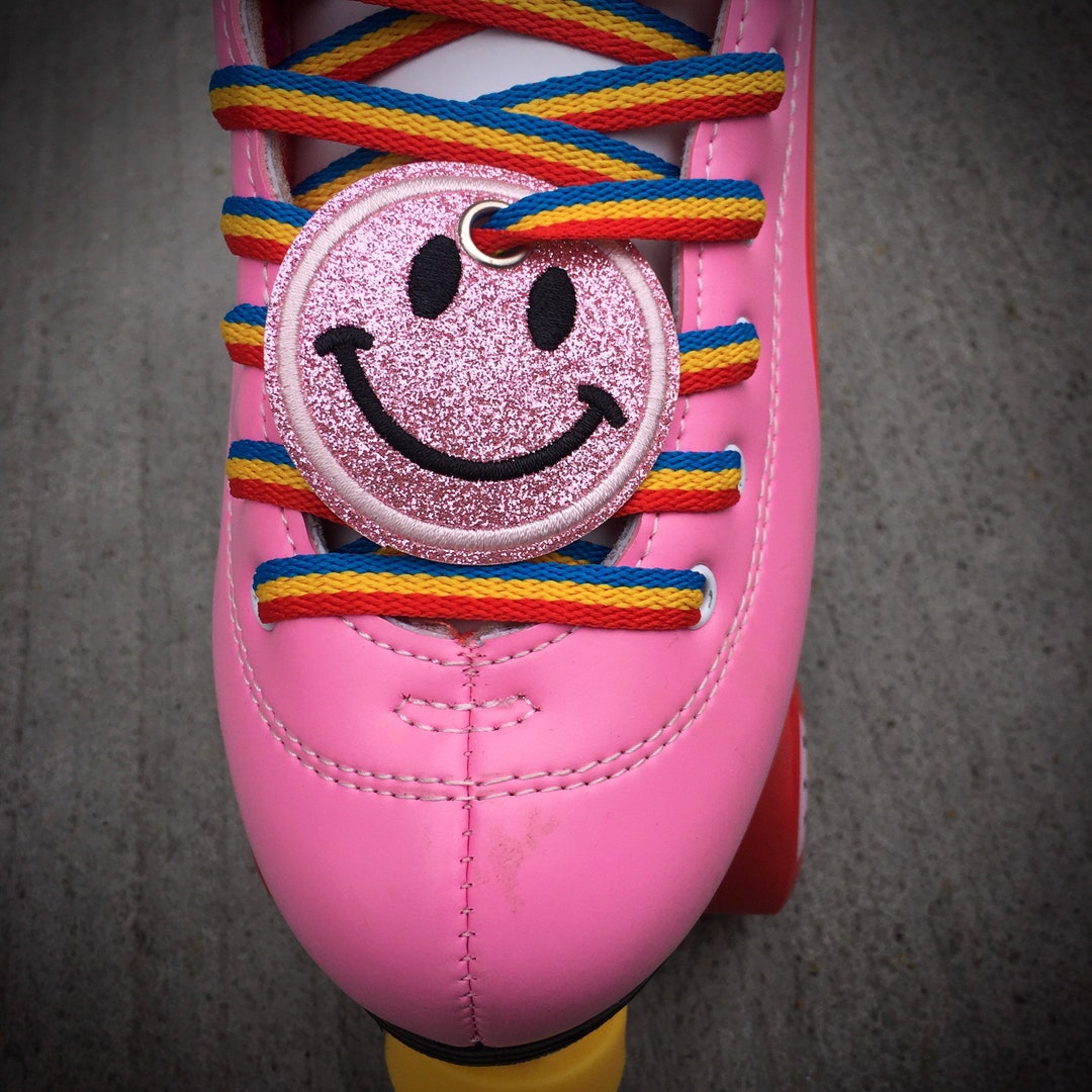 Glitter Smiley Roller Skate Accessory - Etsy
