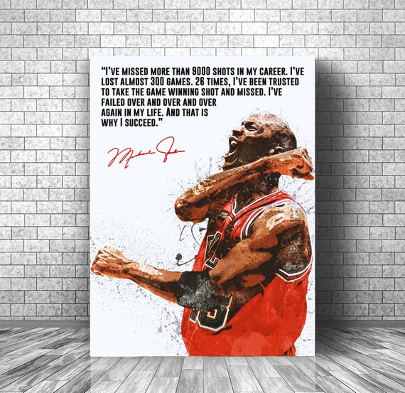 Michael Jordan Poster With Quote