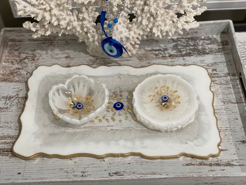 Evil Eye Tray | Gold or Silver - Etsy