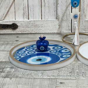 Evil Eye Small Tray | Birthday Gift | Evil Eye Pomegranate Home ...