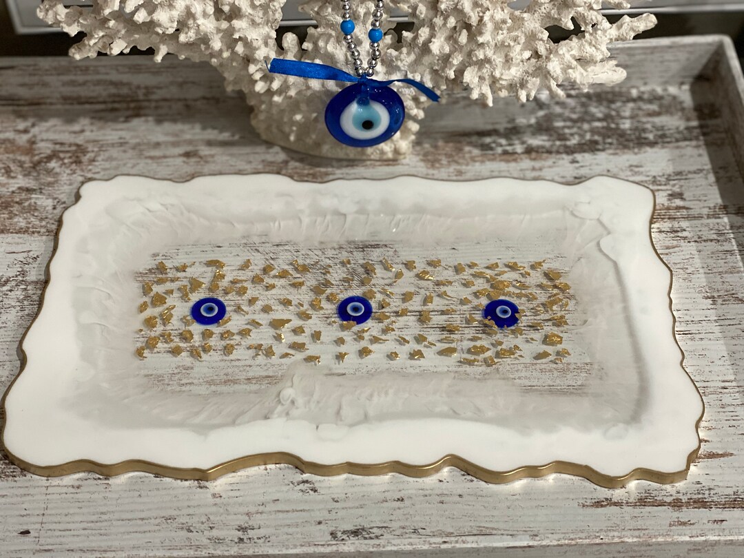 Evil Eye Tray | Gold or Silver - Etsy