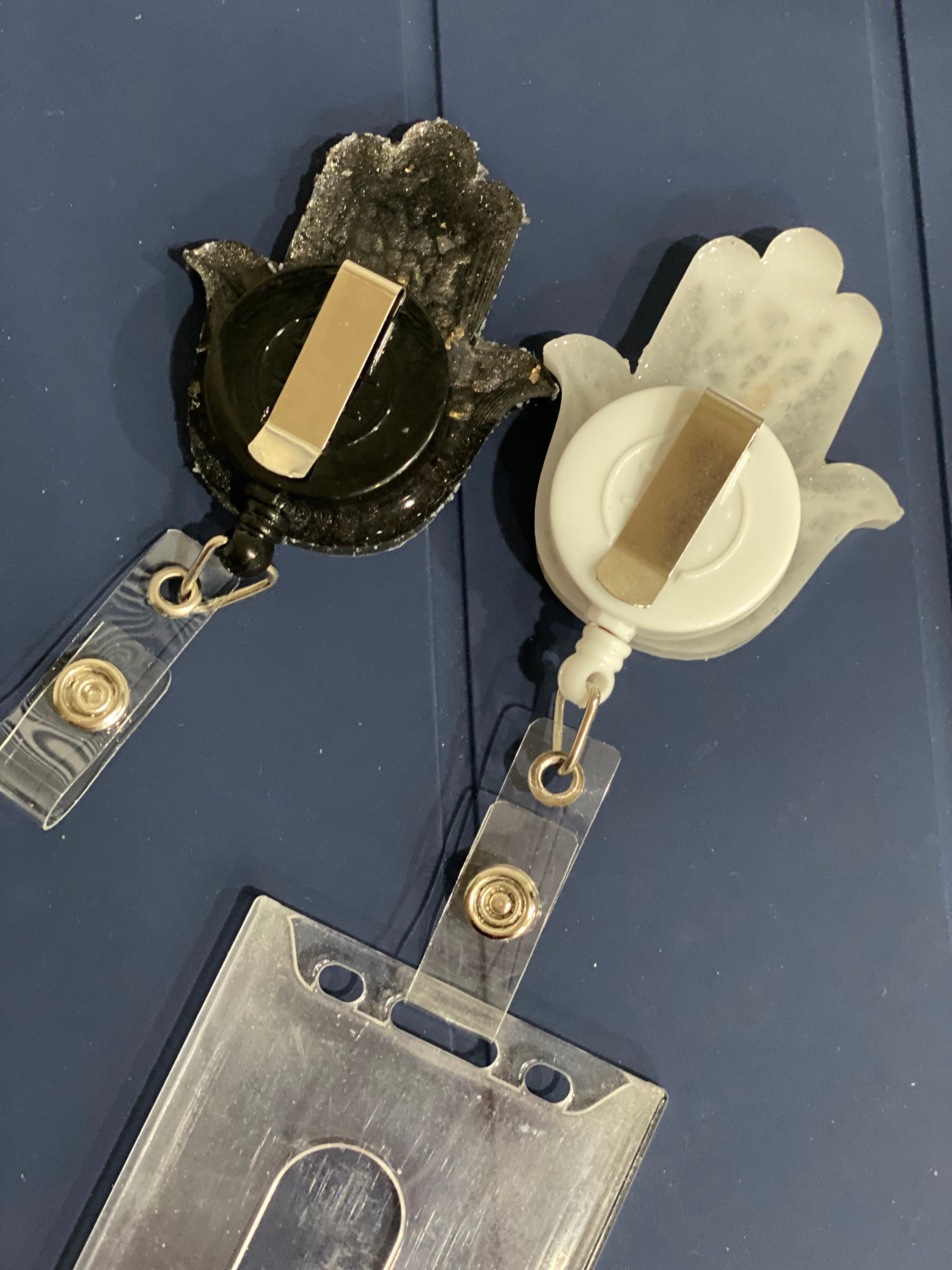 Evil Eye Hamsa Badge Reel Cute ID Badge Reel | Etsy