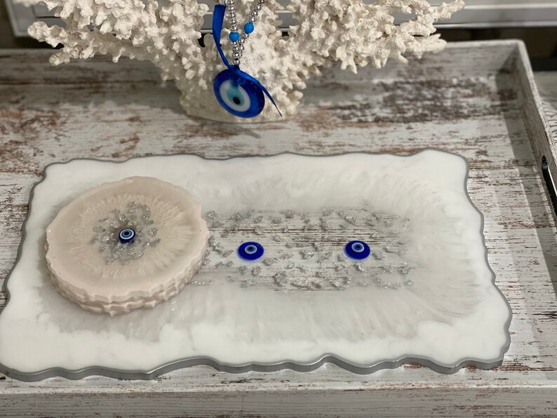 Evil Eye Tray | Gold or Silver - Etsy